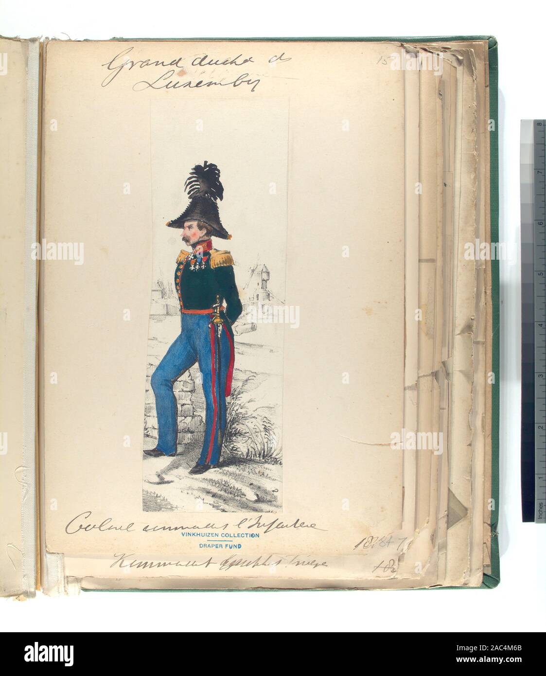 Grand Duché de Luxembourg, colonel () l'infanterie Draper Fund; Grand ...