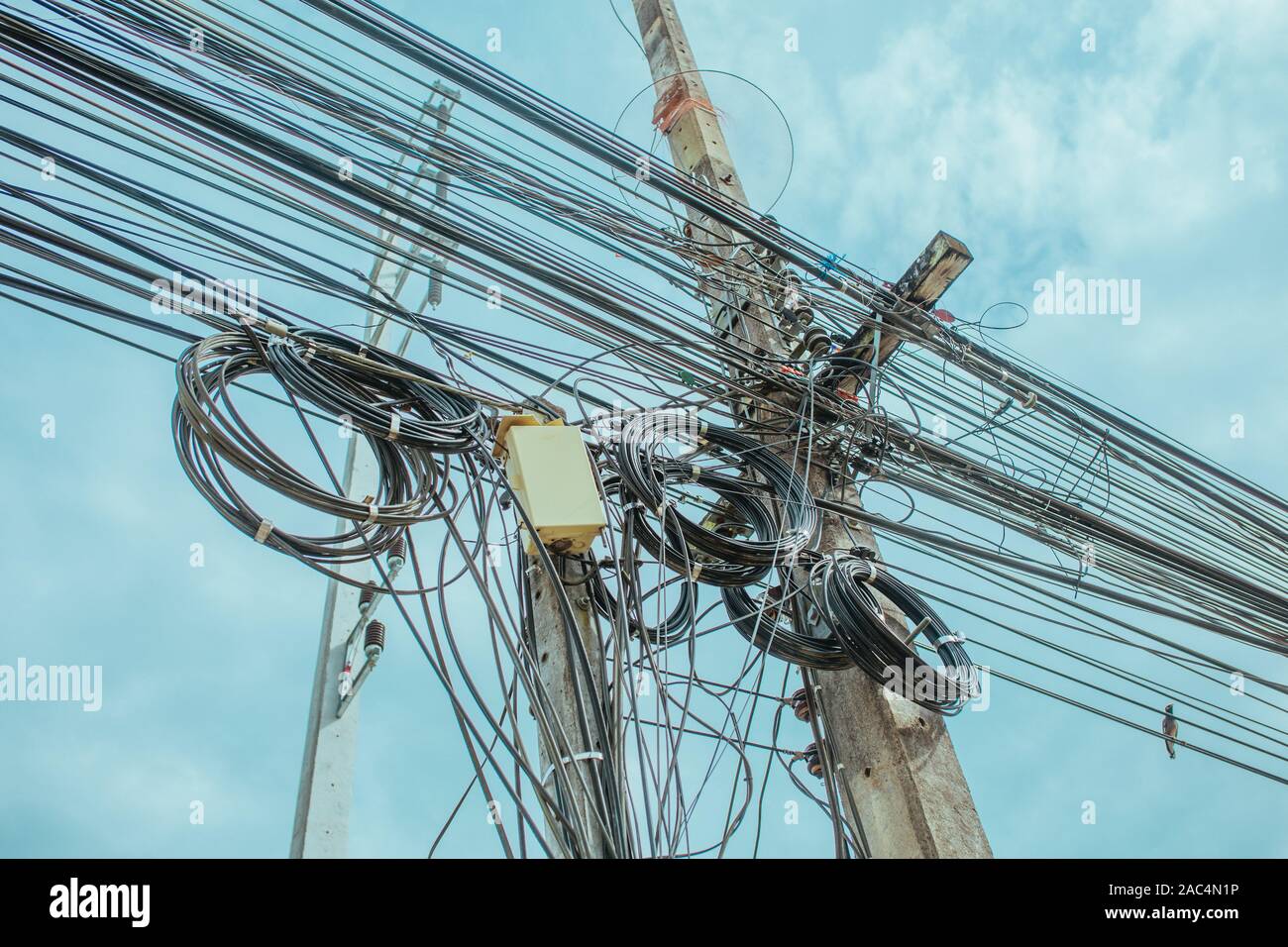 High wire entanglement hi-res stock photography and images - Alamy