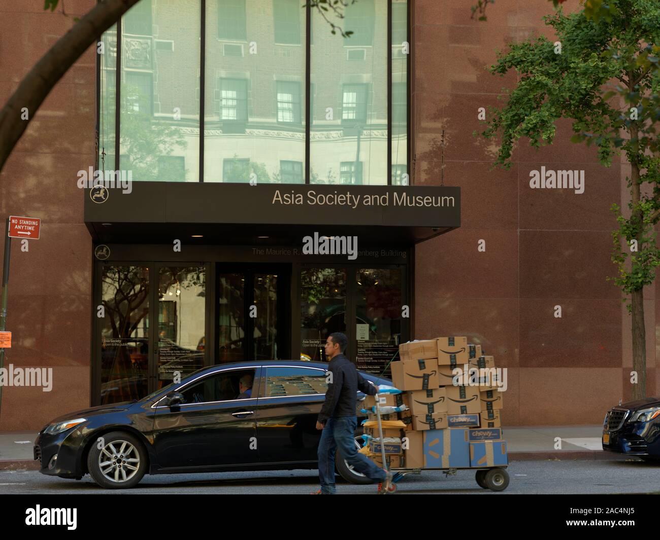 amazon delivery packages Stock Photo - Alamy