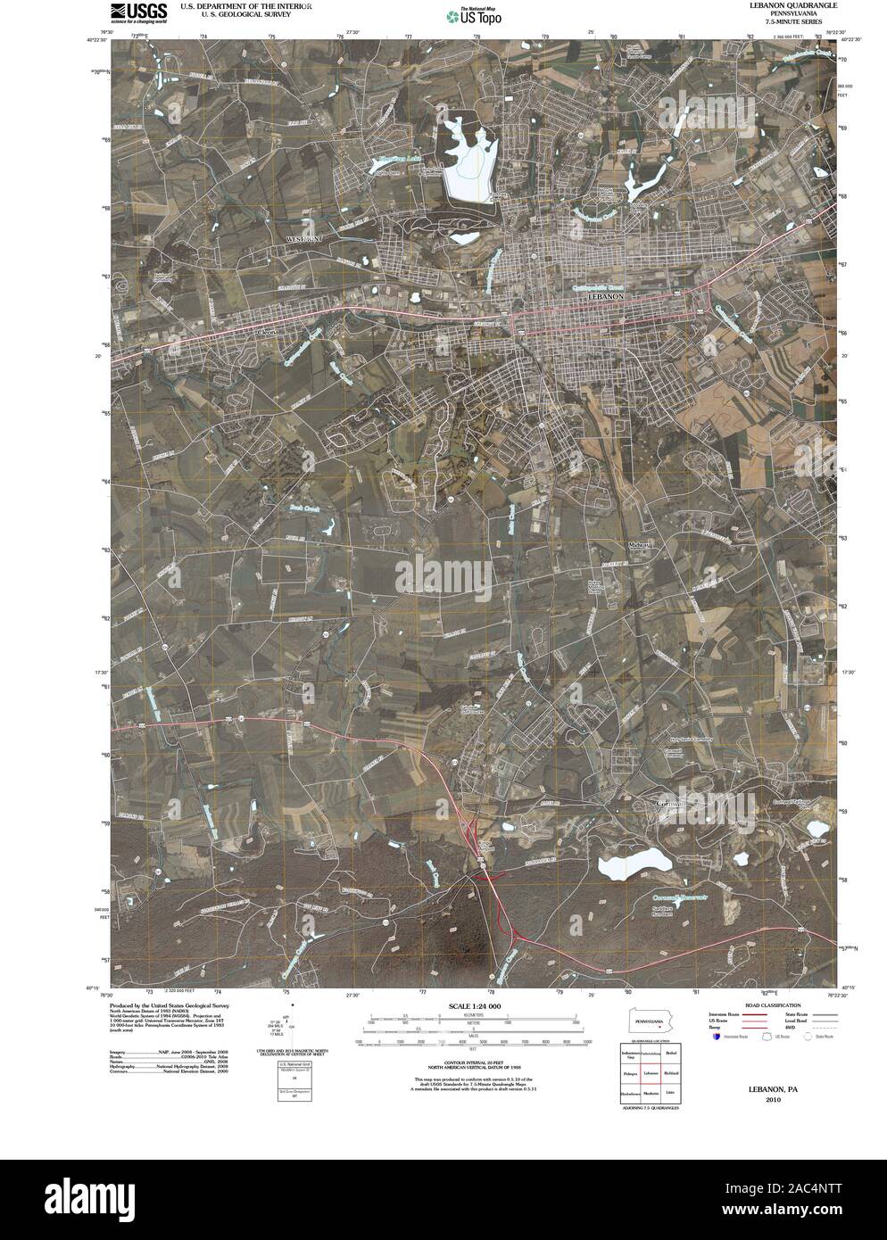 Topographic map of lebanon Cut Out Stock Images & Pictures - Alamy
