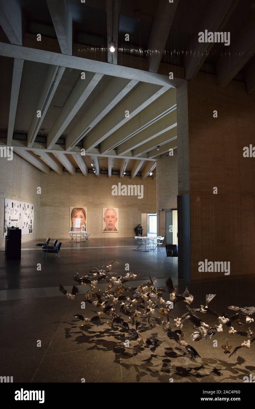 Interior of MUSAC, León, Spain. By Mansilla y Tuñon Arquitectos Stock ...