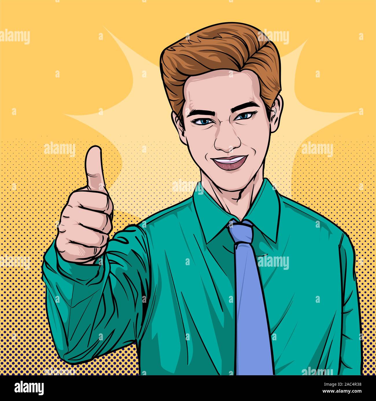 People be exultant Business people raise hands and rejoice Illustration ...