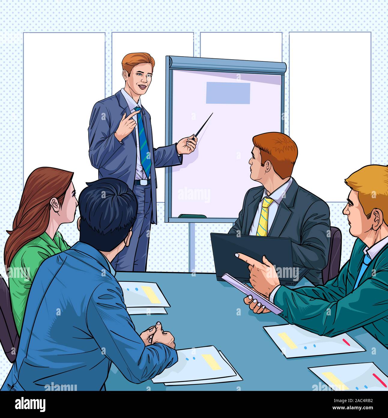 People sitting and listening to the meeting Business people meeting at ...