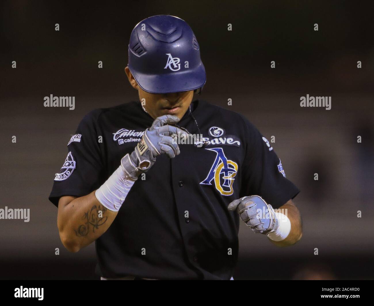 Acciones durante el encuentro de beisbol entre Algodoneros vs ...