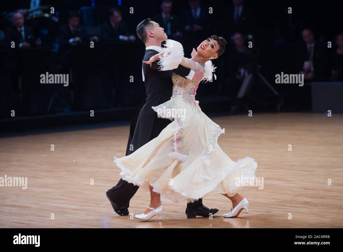 Vilnius, Lithuania. 30th Nov, 2019. Qiu Yuming (L) and Wei Liying from ...
