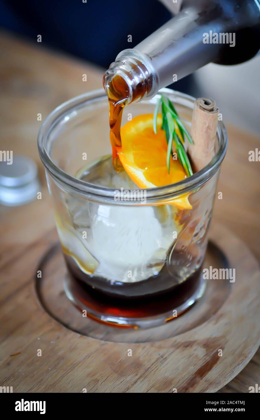cold brew coffee, americano coffee Stock Photo - Alamy
