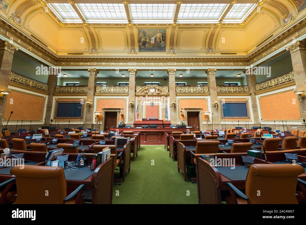 SALT LAKE CITY, UTAH - August 15, 2013: The House of Representative ...