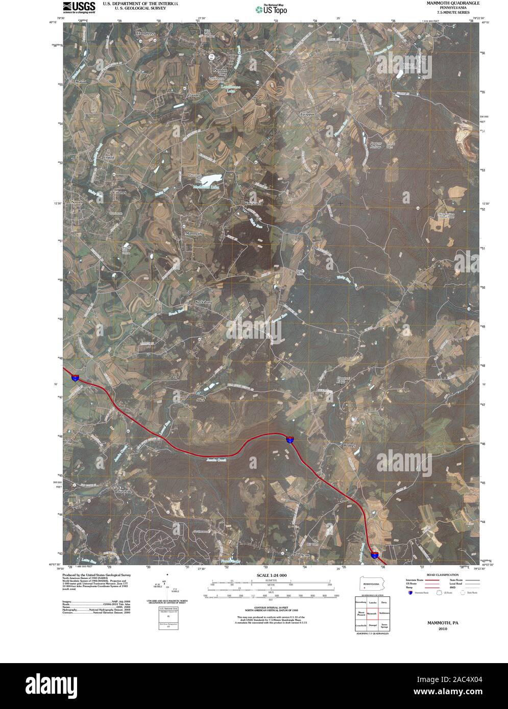 Map of mammoth hi-res stock photography and images - Alamy