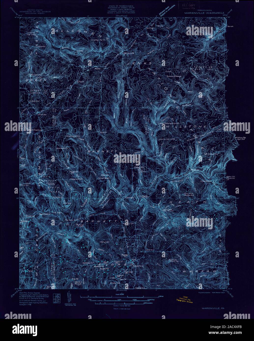 Map of marienville hi-res stock photography and images - Alamy