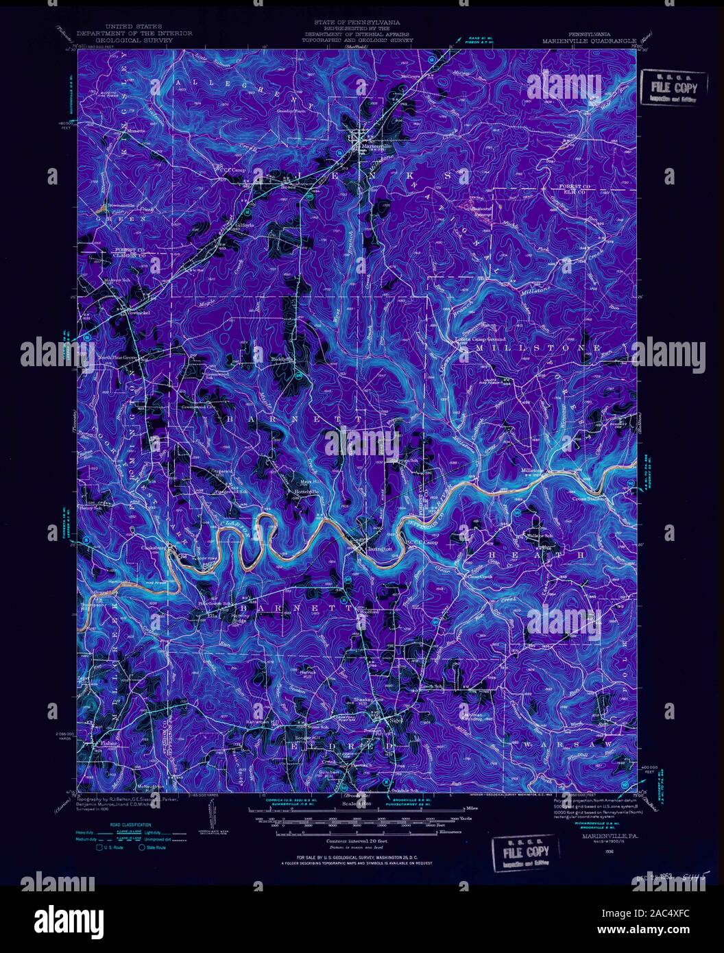 Map of marienville hi-res stock photography and images - Alamy