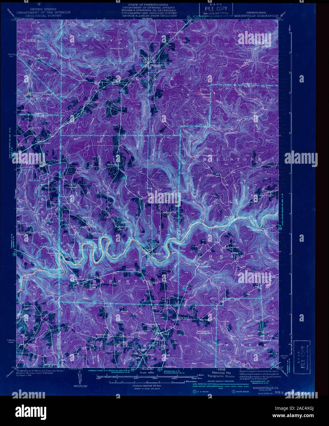 Map of marienville hi-res stock photography and images - Alamy