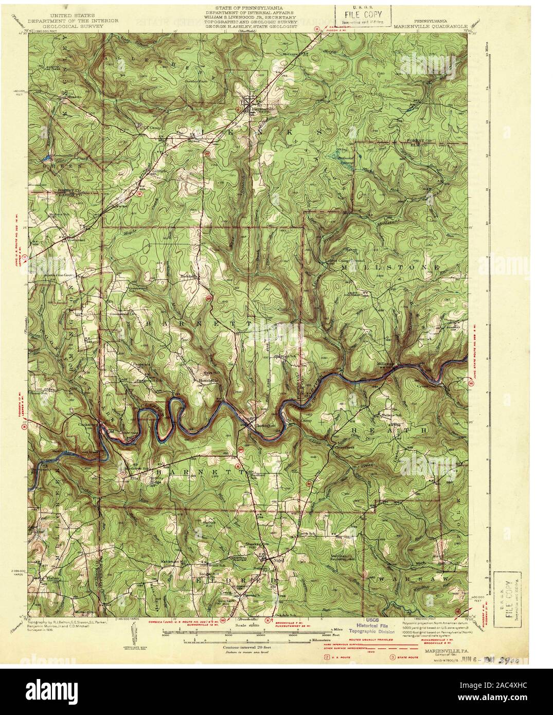 Map of marienville hi-res stock photography and images - Alamy