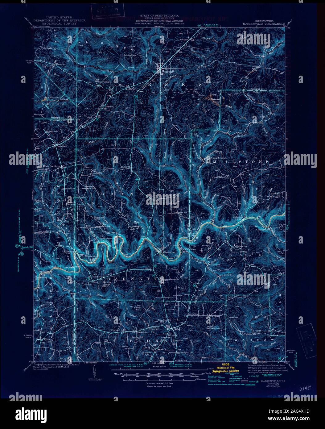 Map of marienville hi-res stock photography and images - Alamy