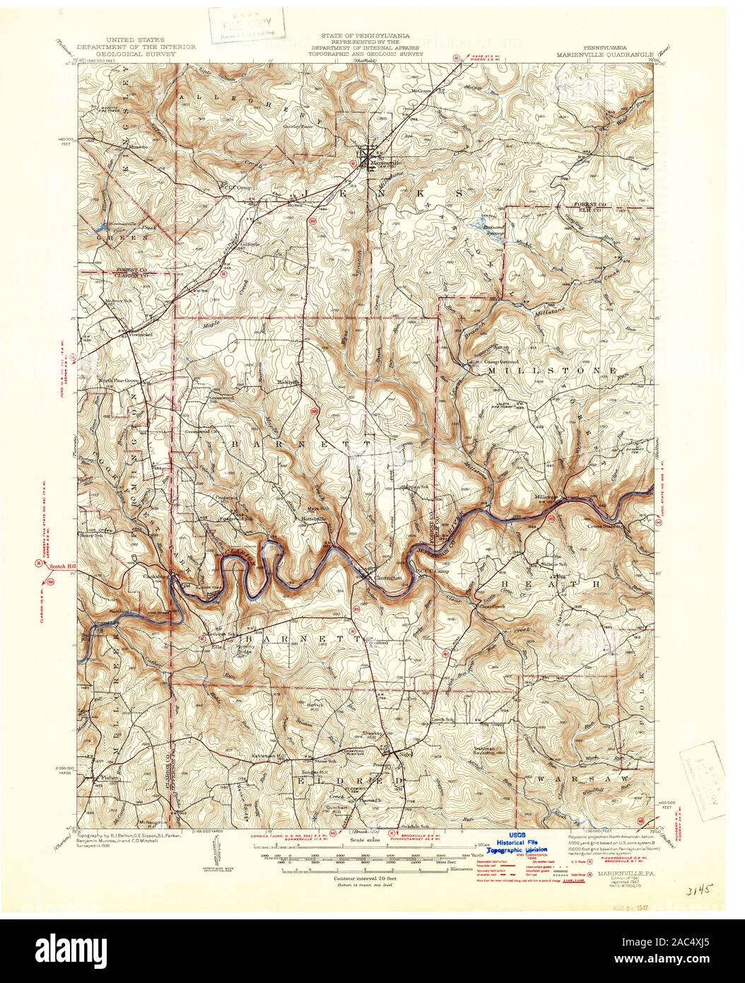 Map of marienville hi-res stock photography and images - Alamy