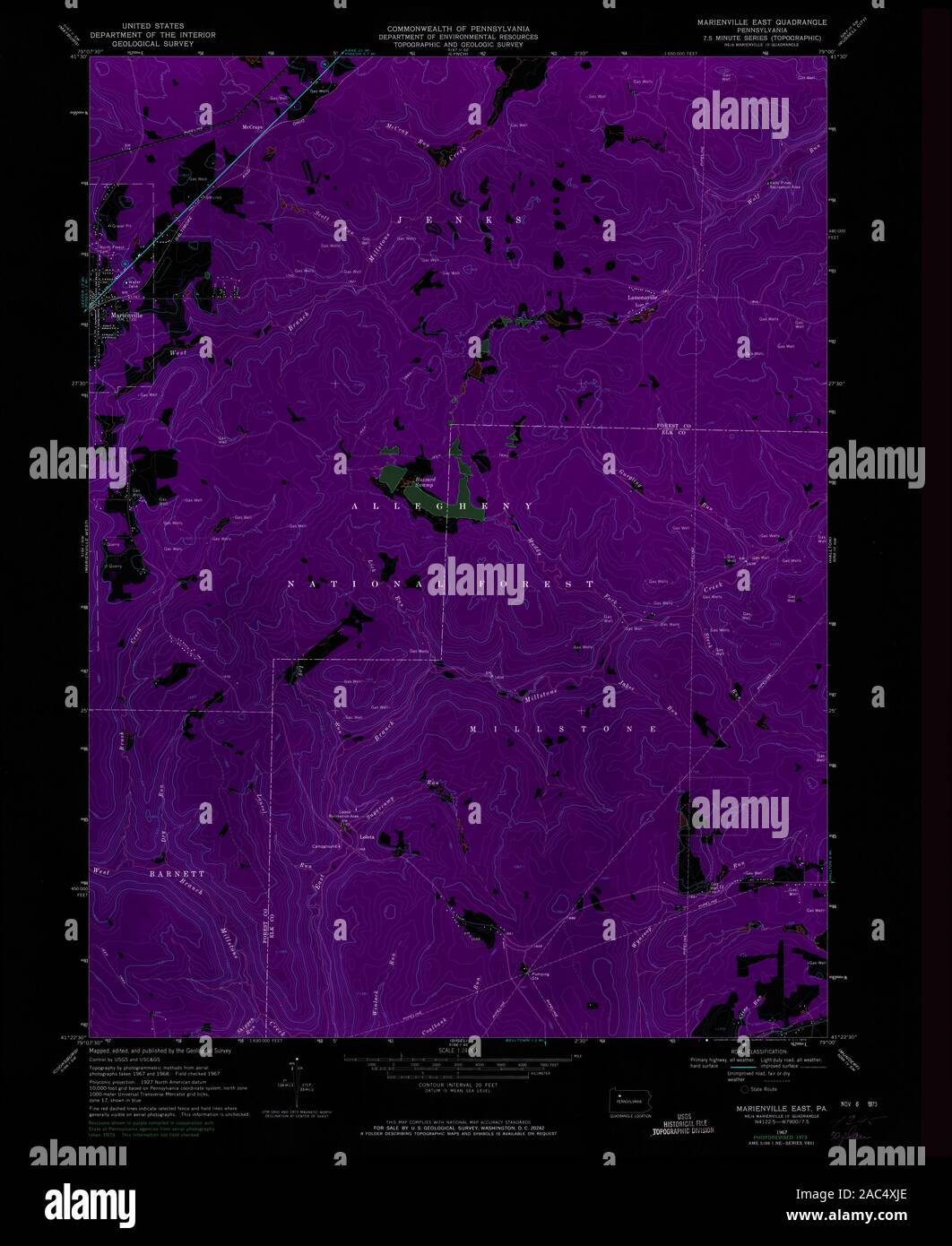 Map of marienville hi-res stock photography and images - Alamy