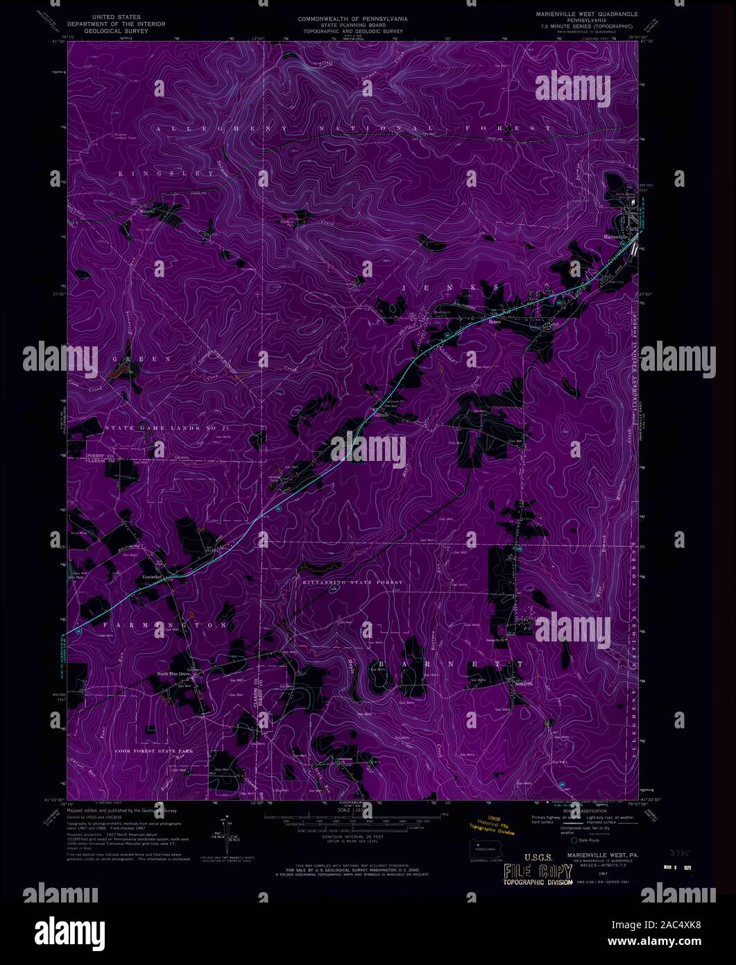 Map of marienville hi-res stock photography and images - Alamy