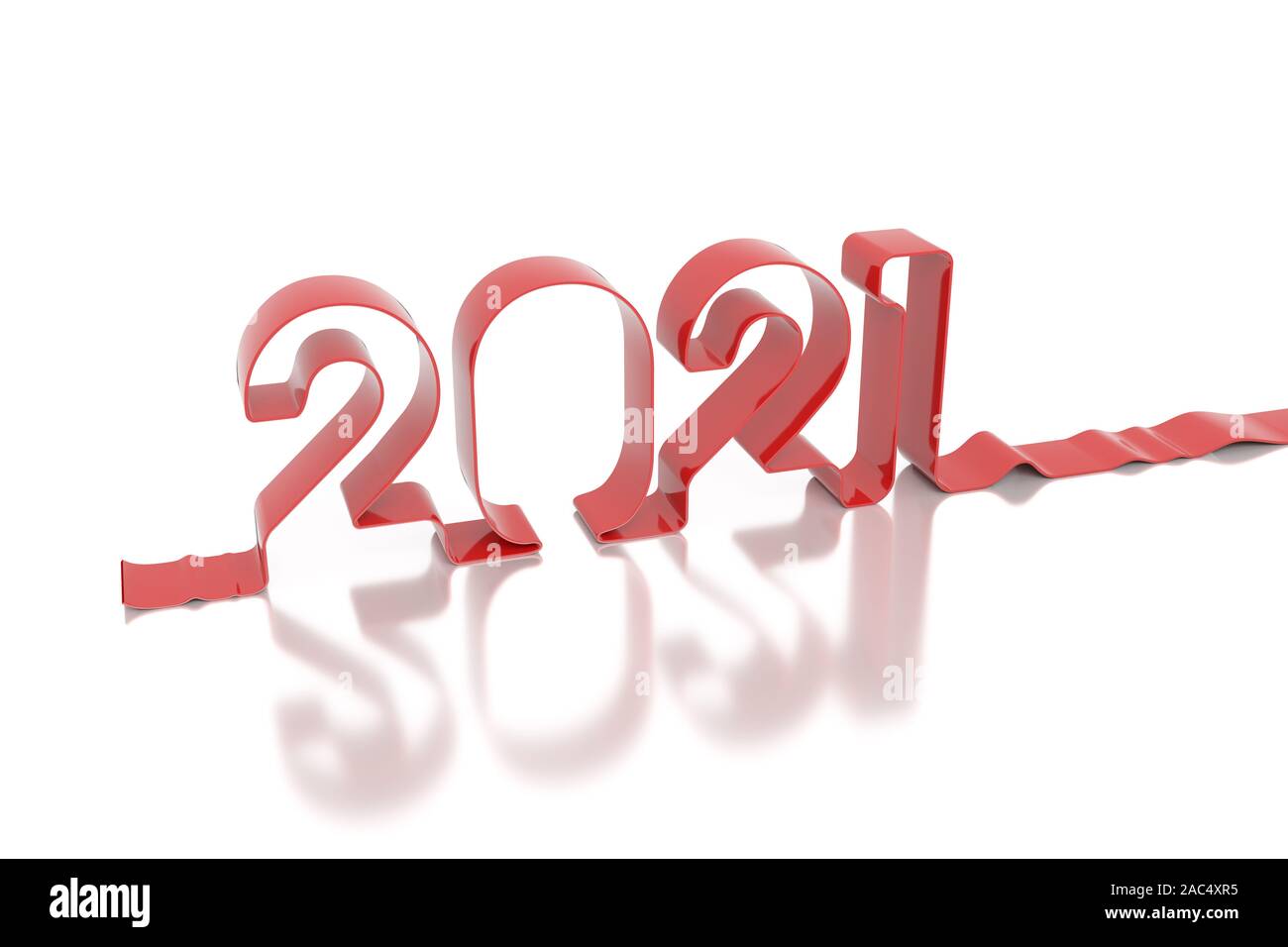New Year 2021 Creative Design Concept - 3D Rendered Image Stock Photo - Alamy