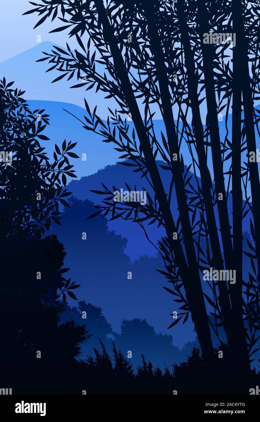 Natural forest mountains horizon trees Landscape wallpaper Sunrise and ...