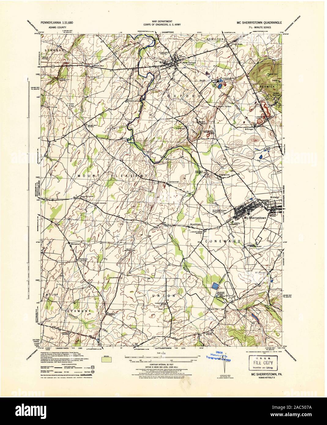 Mc sherrystown hi-res stock photography and images - Alamy