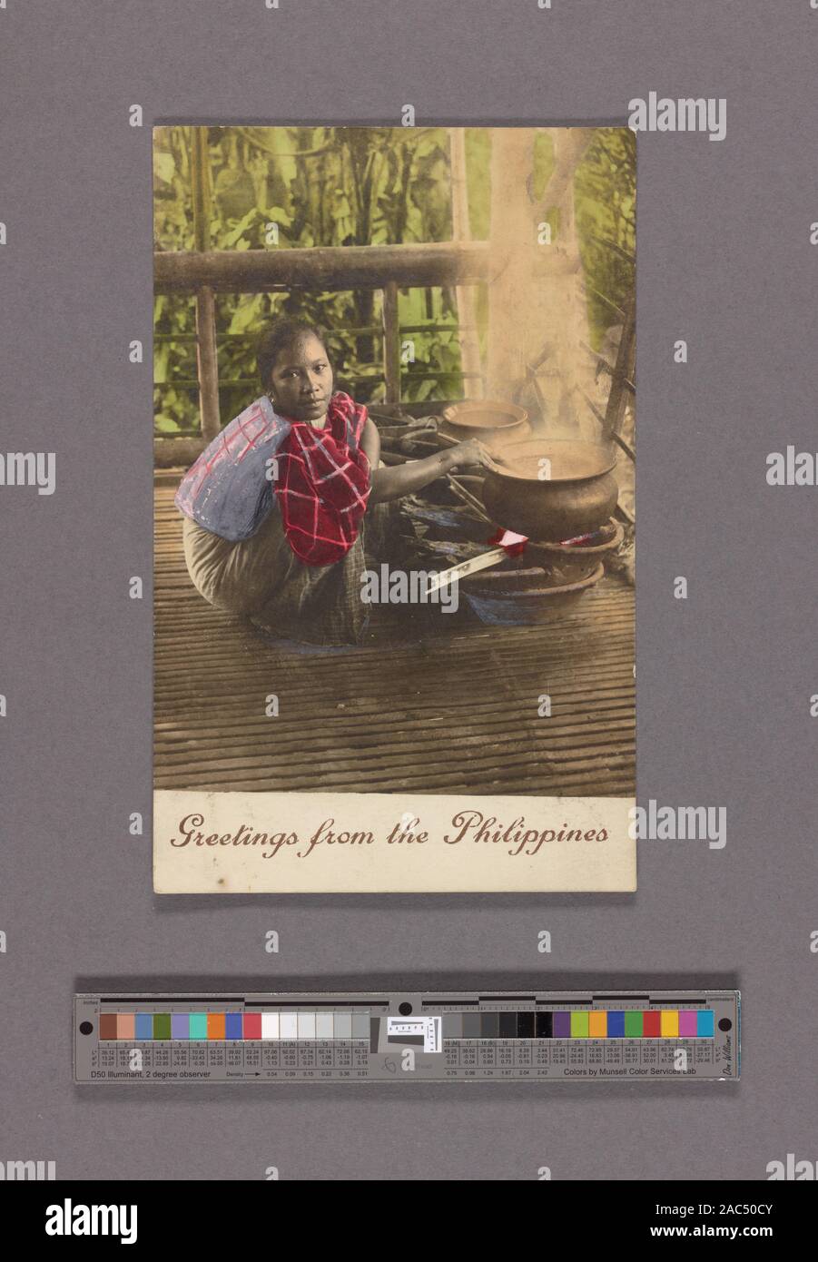 Greetings from the Philippines Cooking rice on a native stove ...