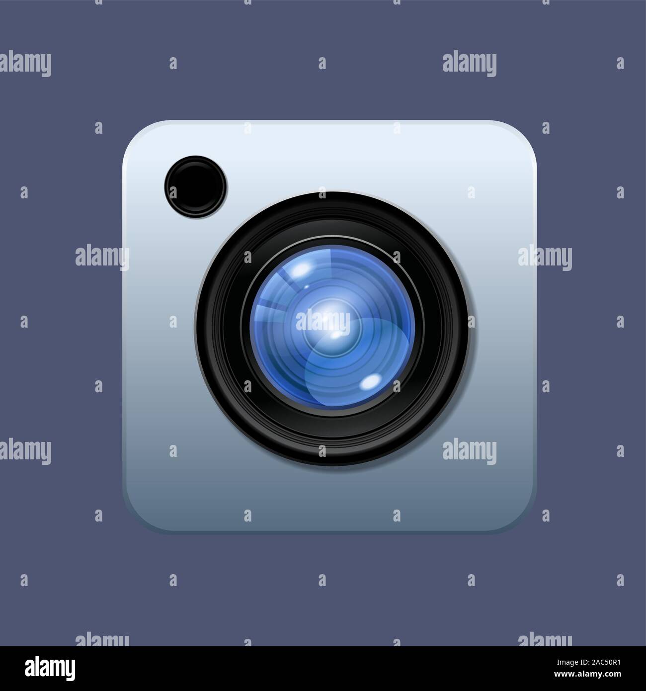 Camera lens digital Technology icon Illustration vector On cartoons ...