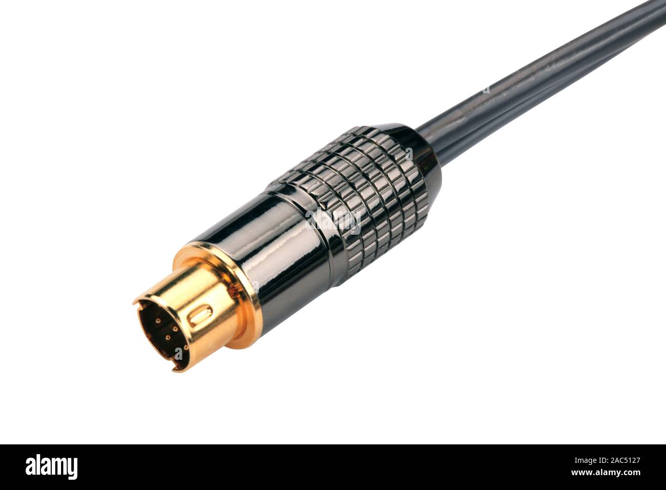 Male Plug Connector Isolated Stock Photo - Alamy
