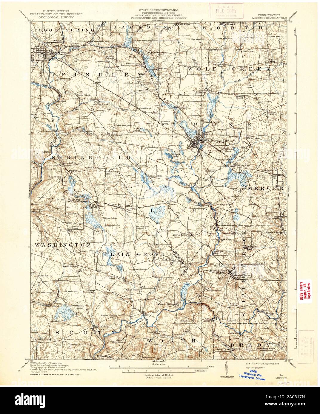 1913 pennsylvania map hi-res stock photography and images - Alamy