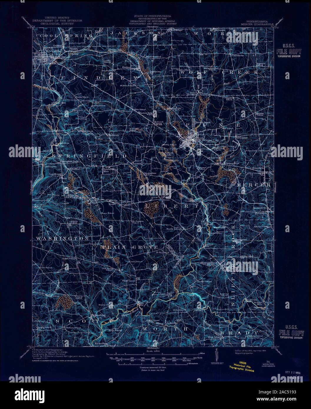 1913 pennsylvania map hi-res stock photography and images - Alamy