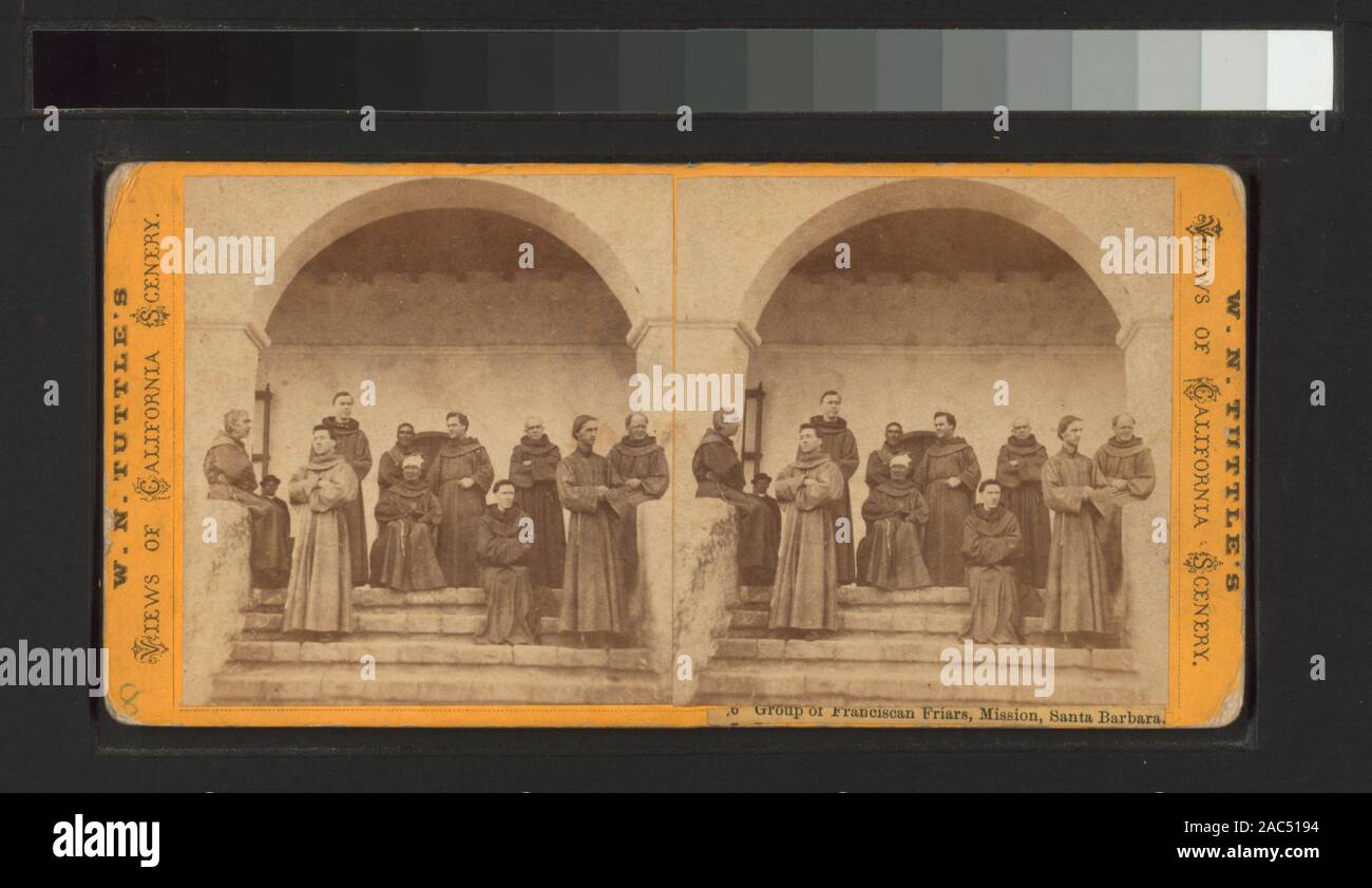 Group of Franciscan Friars, Mission, Santa Barbara Group of Franciscan ...