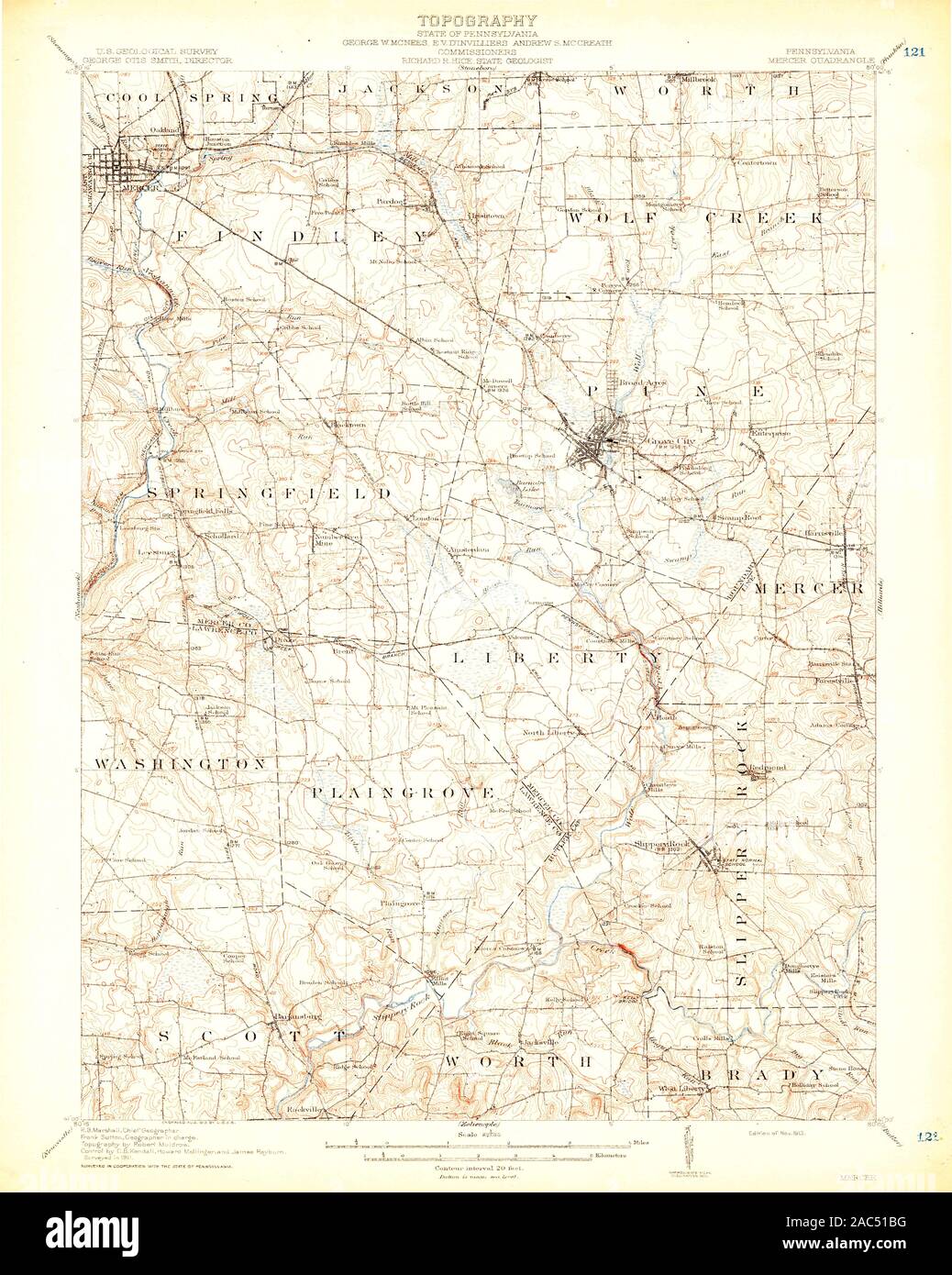 1913 pennsylvania map hi-res stock photography and images - Alamy