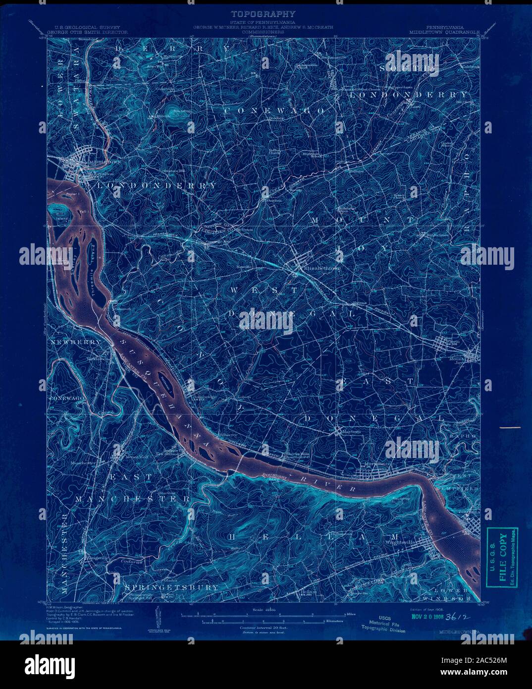 Middletown pennsylvania map hi-res stock photography and images - Alamy