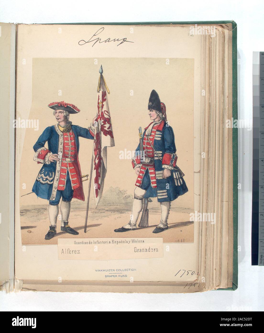 18th century spanish military uniforms hi-res stock photography and ...