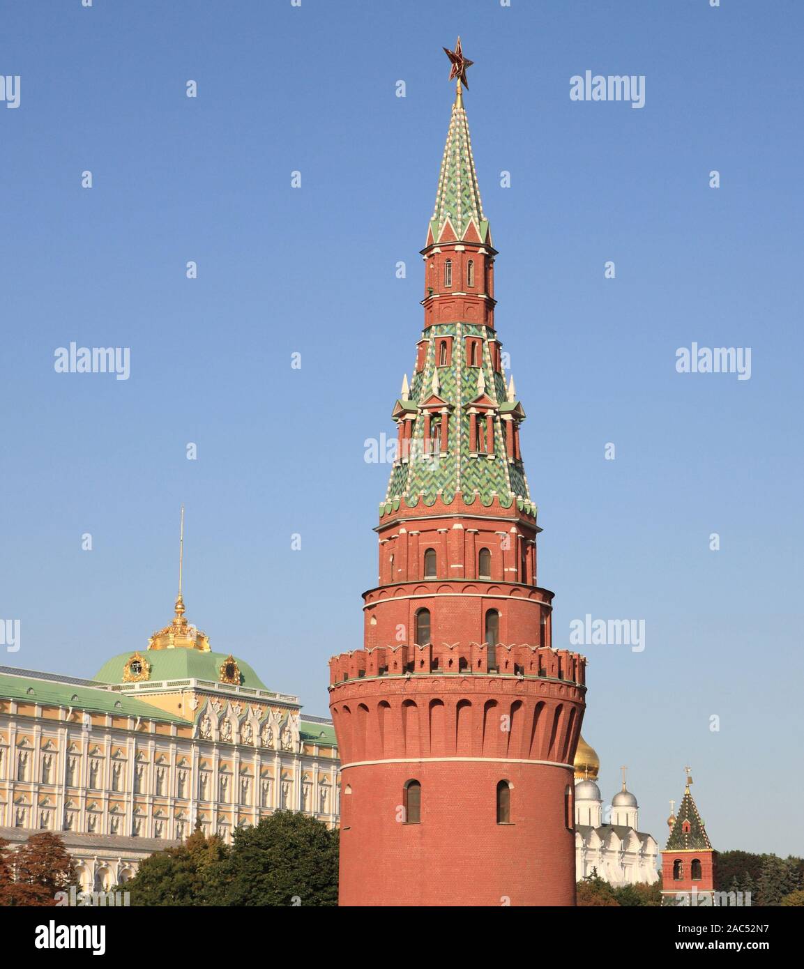 Kremlin tower on sky background Stock Photo - Alamy