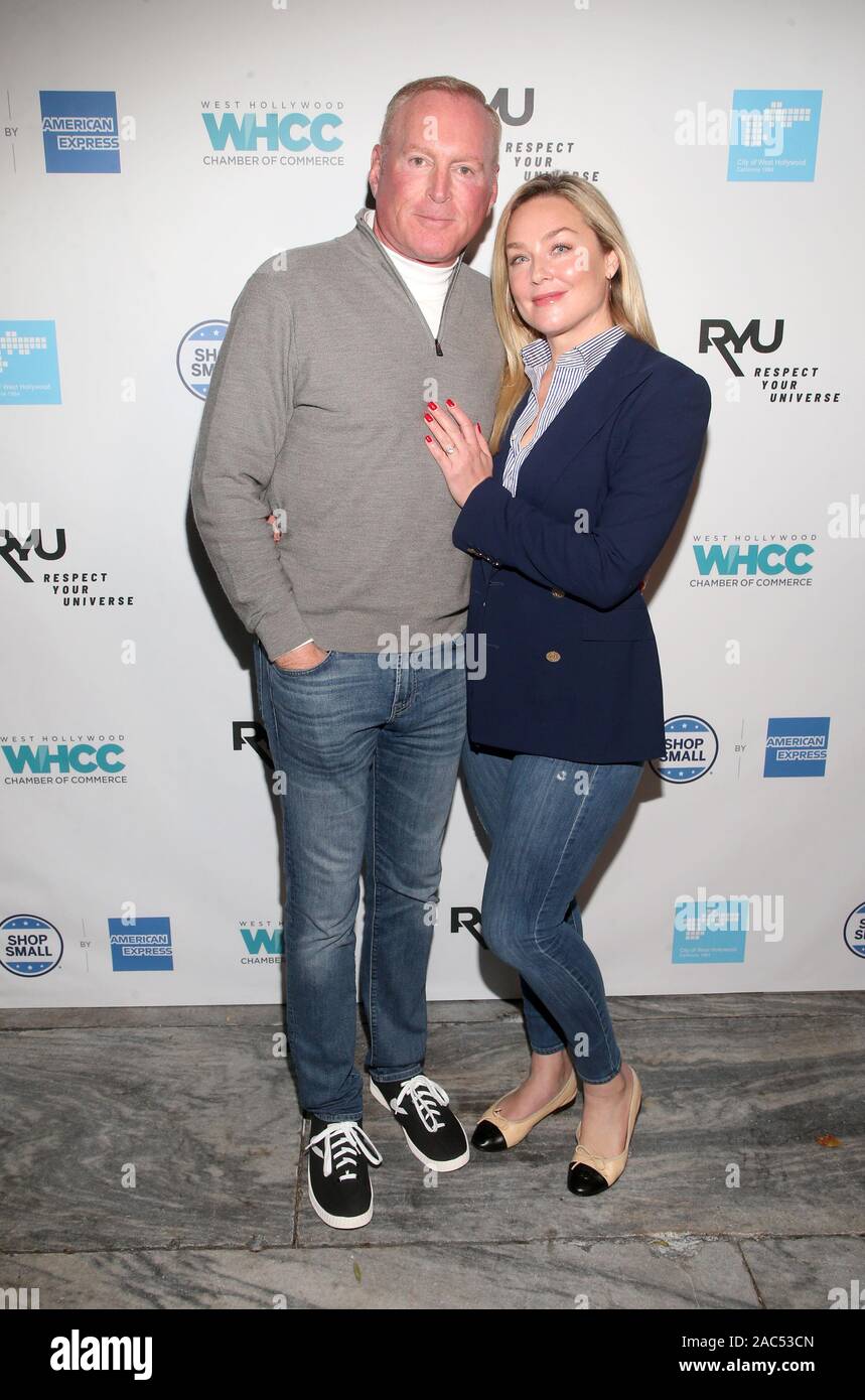 WEST HOLLYWOOD, CA - NOVEMBER 30: Elisabeth Rohm, Judge Jonathan T ...