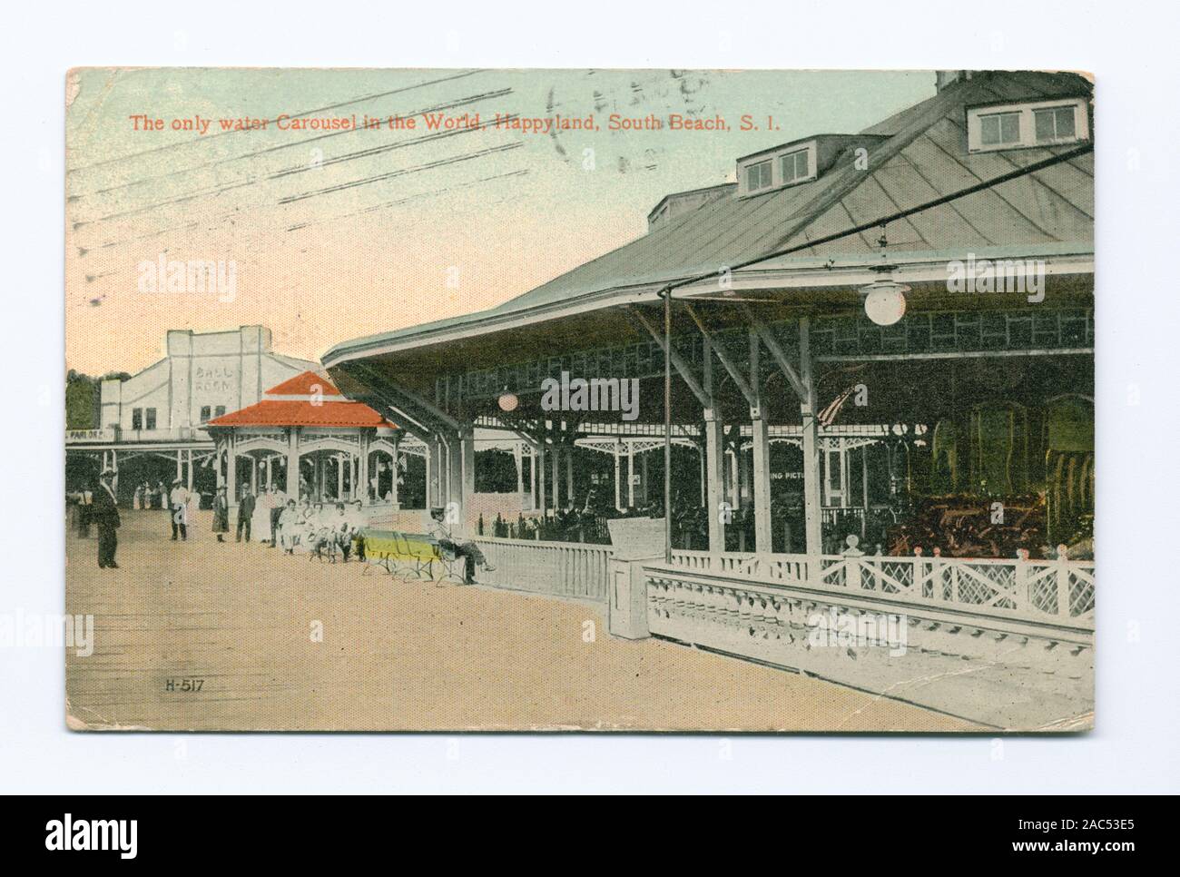 H-517 The only water Carousel in the World, Happyland, South Beach ...