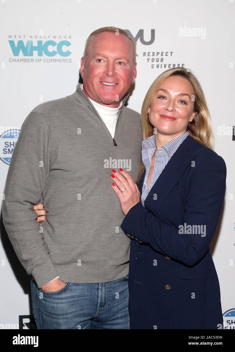 WEST HOLLYWOOD, CA - NOVEMBER 30: Elisabeth Rohm, Judge Jonathan T ...