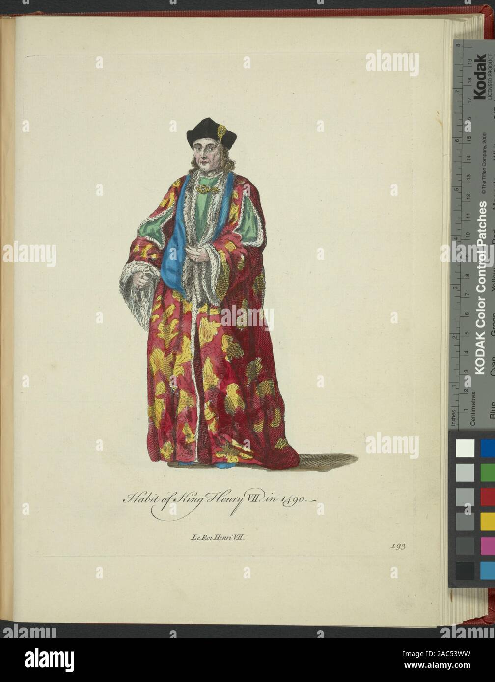 Habit of King Henry II in 1490 Le Roi Henri VII Habit of King Henry II ...