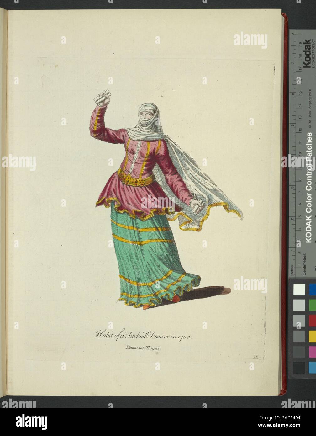 Habit of a Turkish dancer in 1700 Damseuse Turque Habit of a Turkish ...
