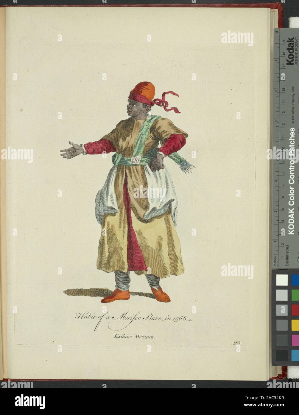 Habit of a morisco slave in 1568 esclave moraure hi-res stock ...