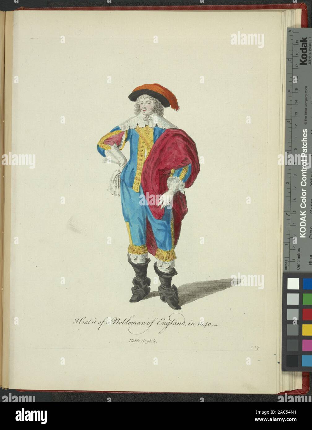Habit of a nobleman of England in 1640 Noble Anglois Habit of a ...