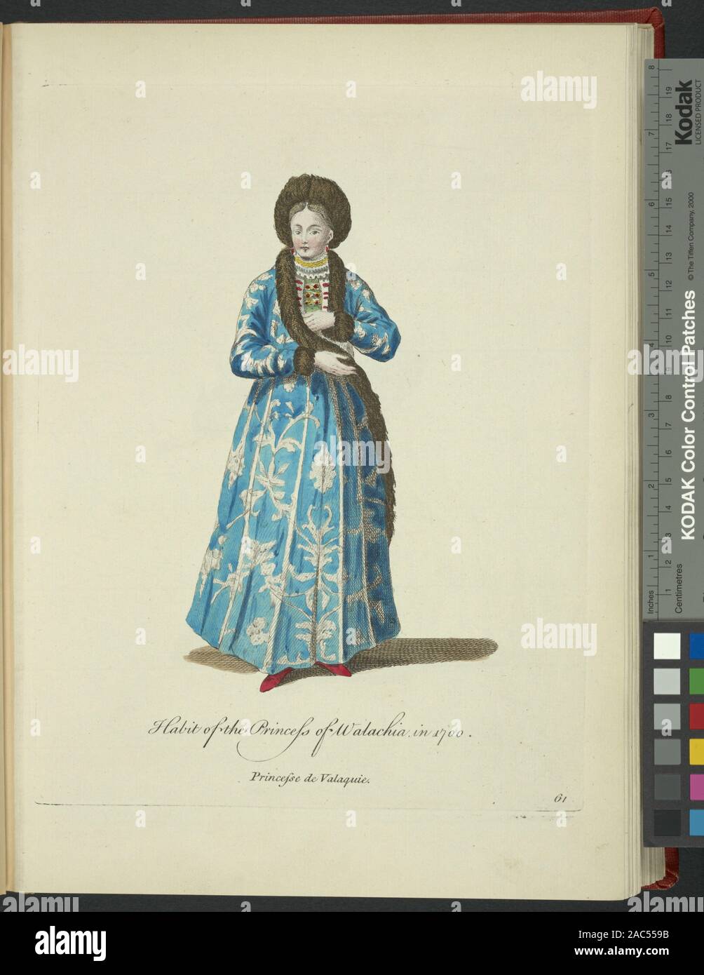 Habit of the princess of Walachia in 1700 Princess de Valaquie Habit of ...