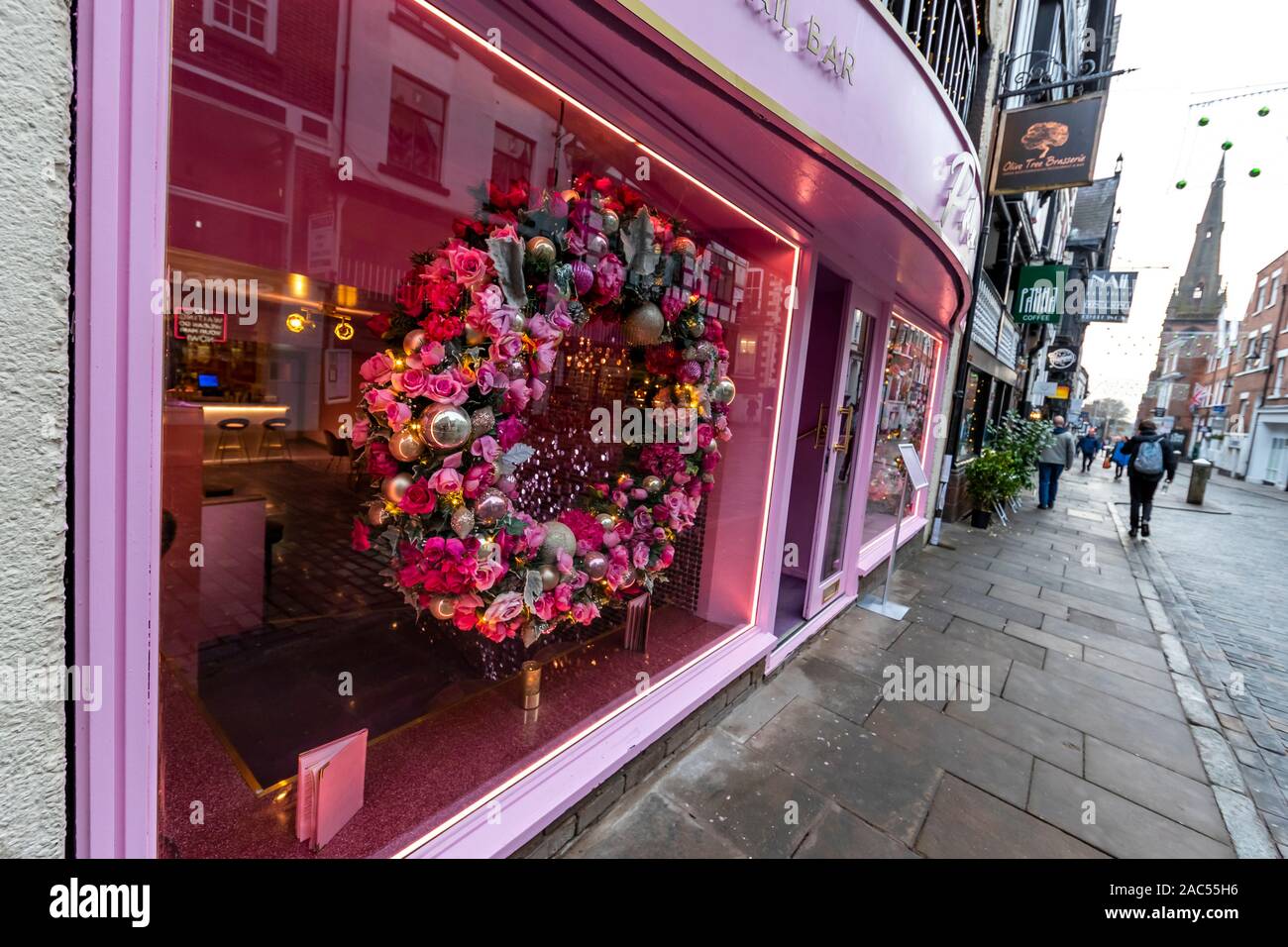 Floral window display, Palm Cocktail Bar and Eatery, 31 Watergate St ...