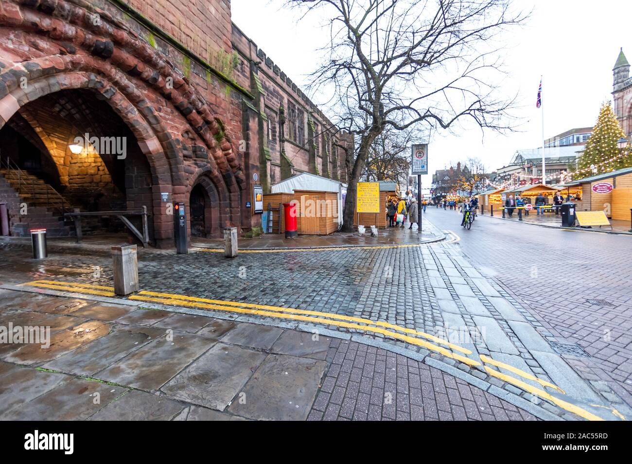 Christmas Market, Northgate Street, Chester Stock Photo - Alamy