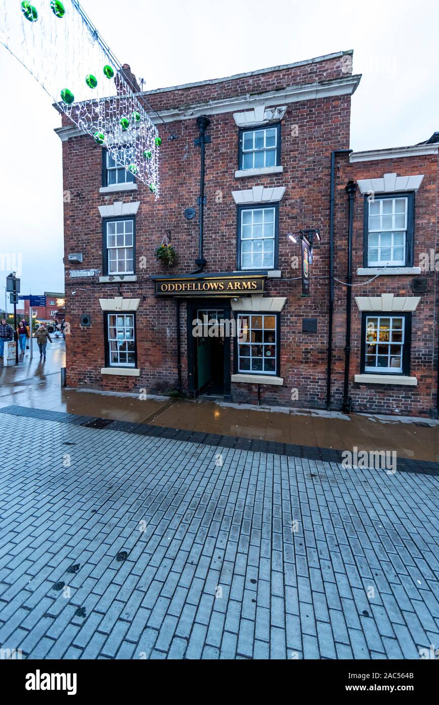 The Oddfellows Arms pub, Chester Stock Photo - Alamy