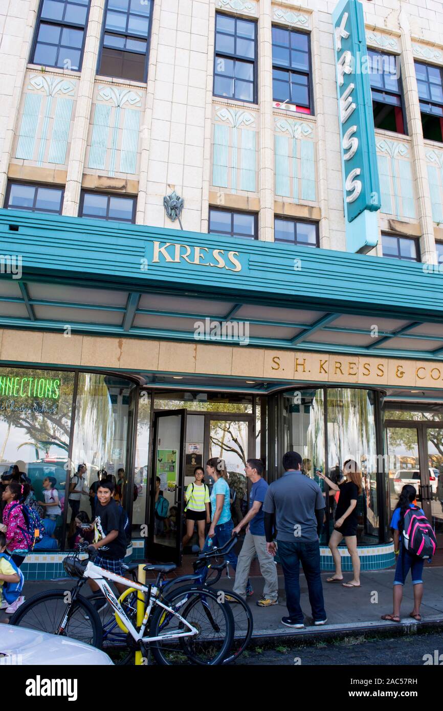 The historic S. H. Kress & Co. Building in Hilo, Big Island of Hawai'i ...