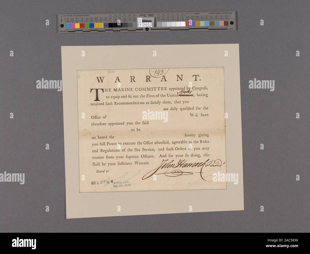 John hancock signature hi-res stock photography and images - Alamy