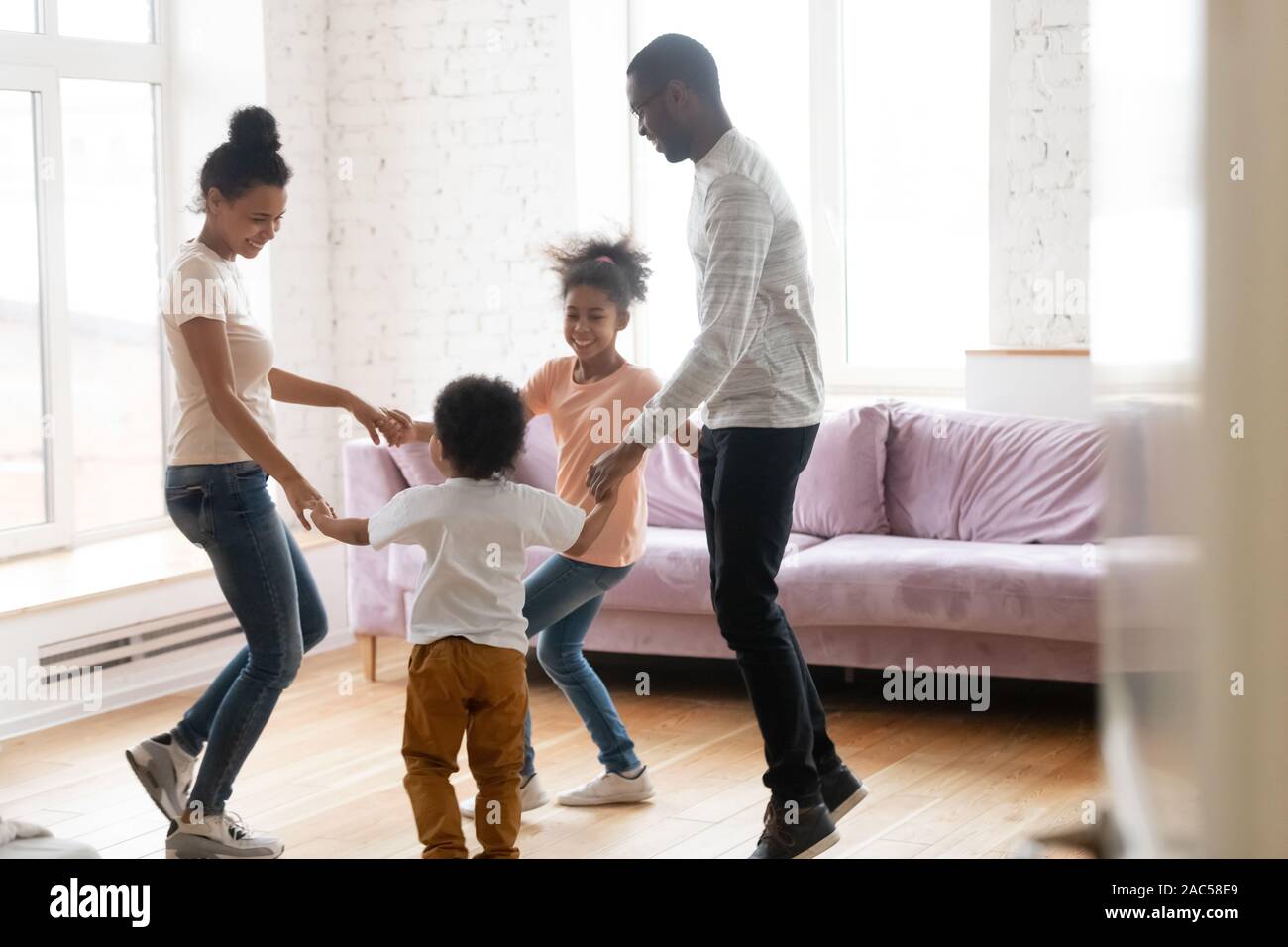 Happy African Kid Dancing