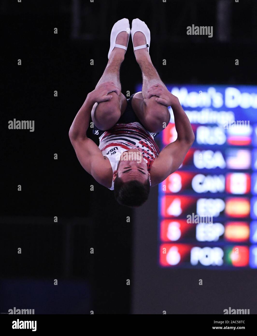 Tokyo, Japan. 30th Nov, 2019. Ruben Padilla of the US team wins second ...