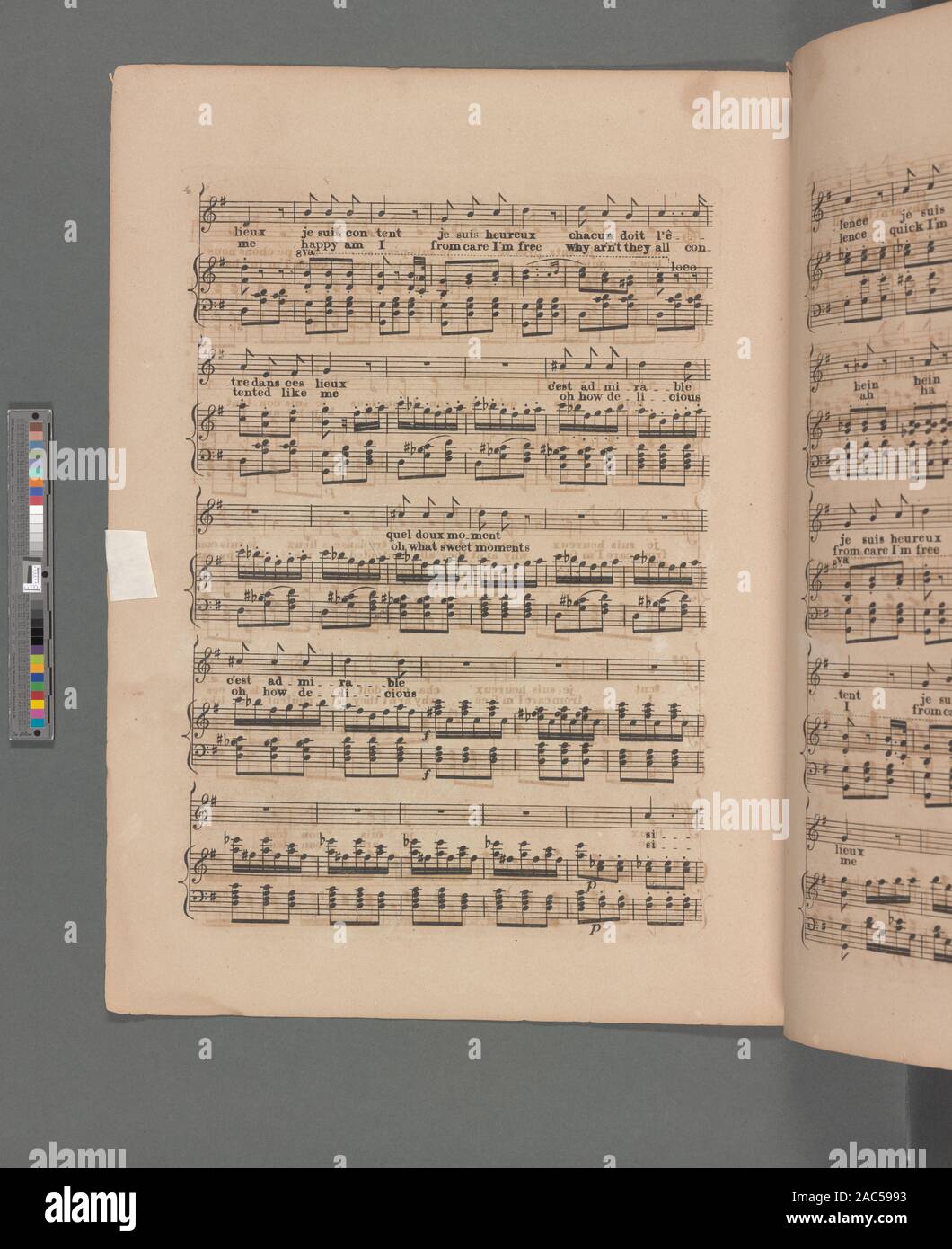 Happy am I, from care I'm free The action has been described as a ...