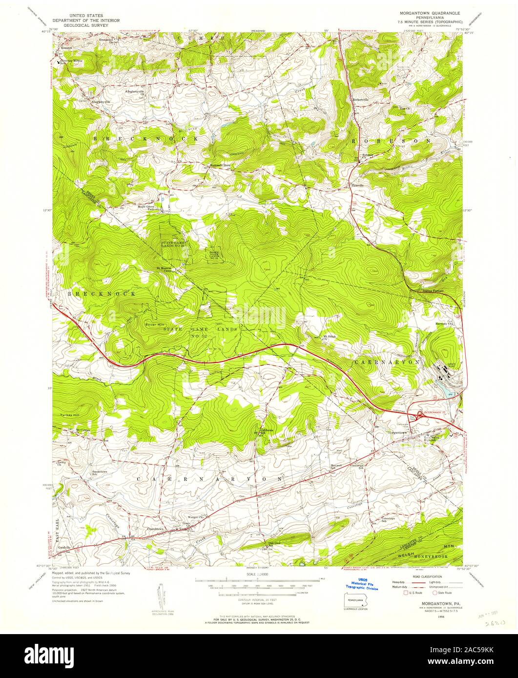 Map of morgantown Cut Out Stock Images & Pictures - Alamy